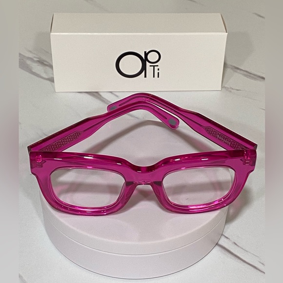 Kartell | Accessories | Kartell Robusta Pink Block Eye Glasses Kl5v04 ...